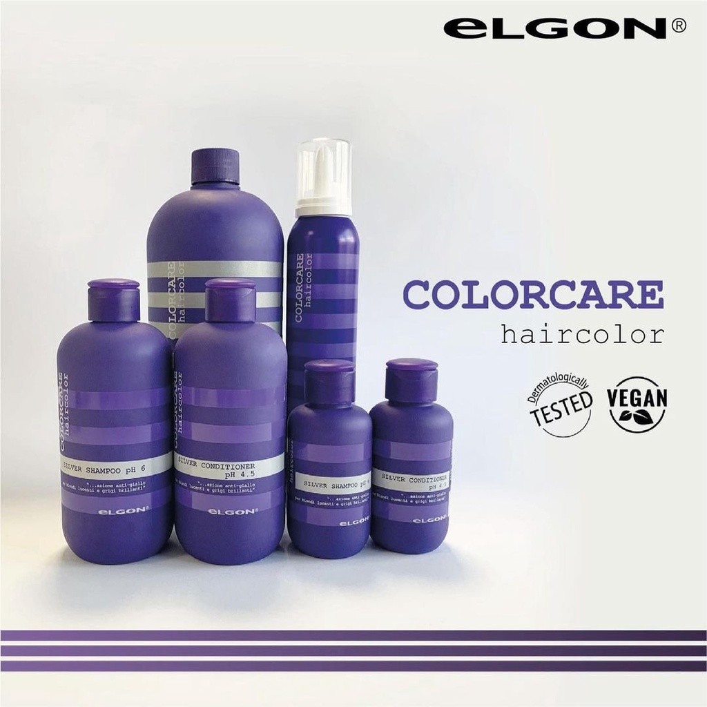 Dầu Gội Tím Khử Vàng ELGON Silver Colorcare 300ml - Dầu gội dành cho ...