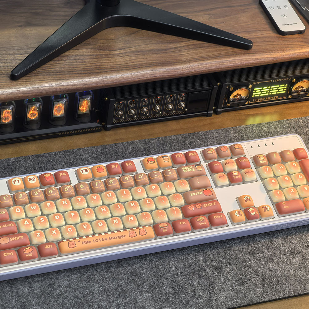 Bánh Mì Pizza Keycap 120 Phím MOG Profile PBT Truyền Ánh Sáng Wooting ...