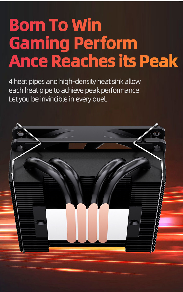 TEUCER UT45 Series CPU Cooler 45mm ITX Case Bộ tản nhiệt làm mát không ...