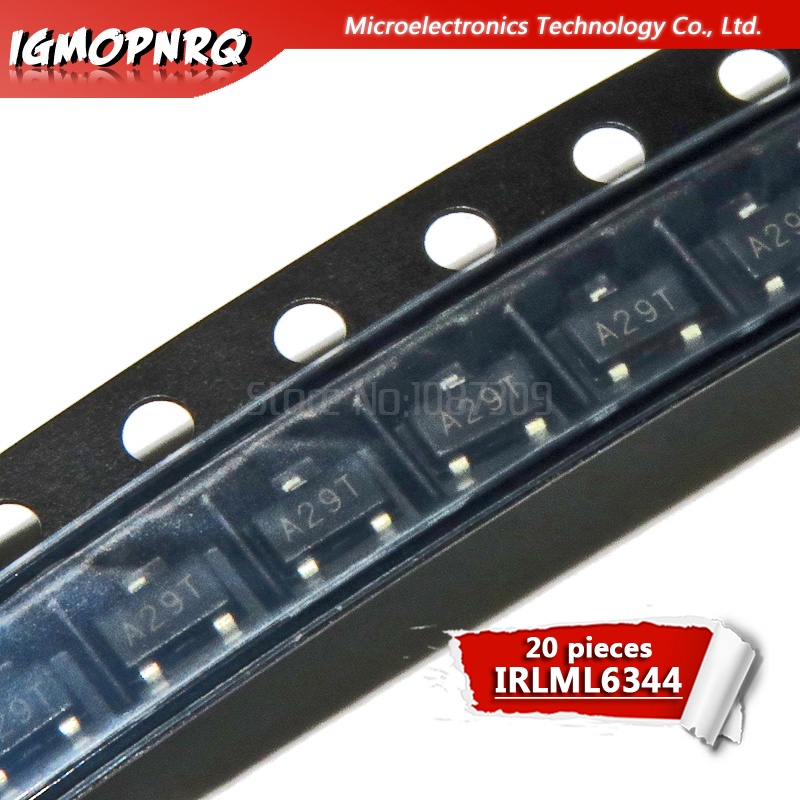 Set 20 Linh Kiện Điện Tử irlml6344tr irlml6344 sot23 irlml6402trpbf ...