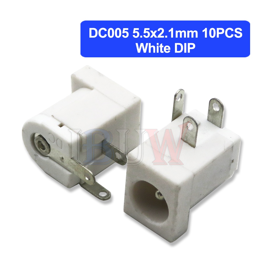 Set 5-10 Đầu Cắm dc005 dc099 dc012 dc022 5.5X2.1Mm 5.5 * 2.5mm Cho Thiết Bị Kết Nối cctv 5.5 x 2 ...