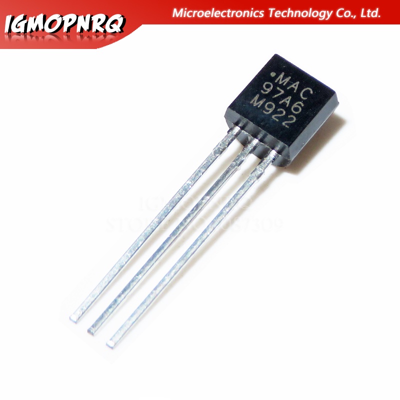 Bộ 50 Linh Kiện Điện Tử triacs t. 6a 400v mac97a6 97a6 to-92 triacs ...