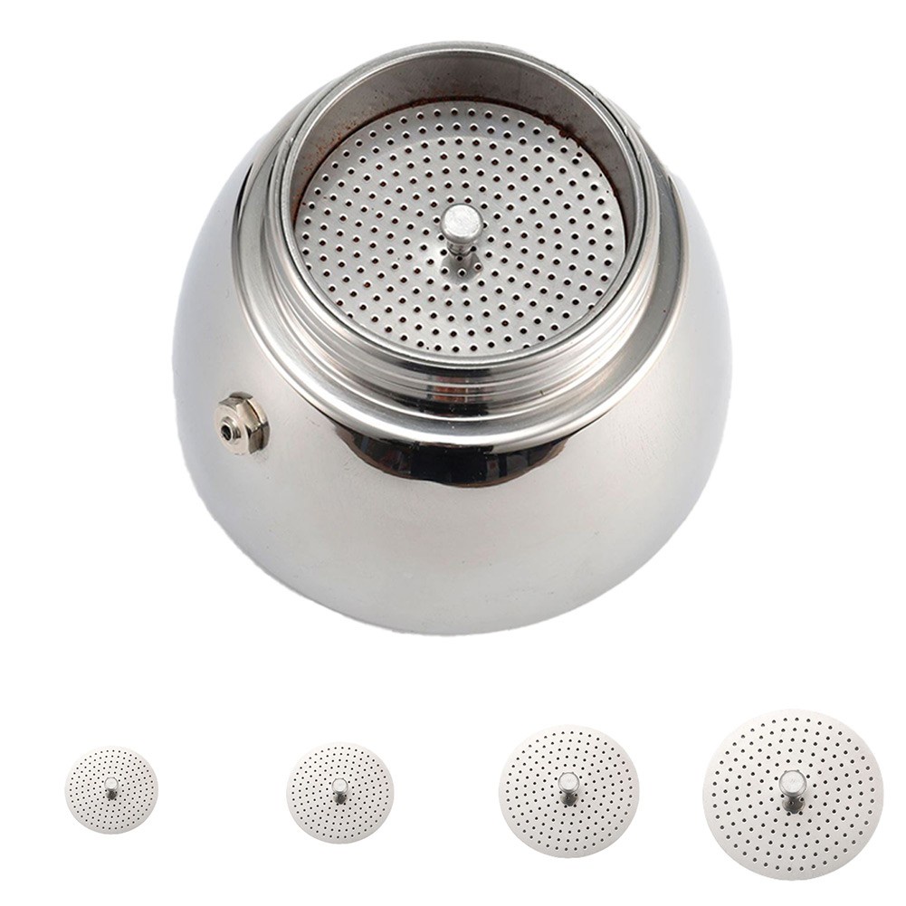 Decrement bột ép Moka bằng thép không gỉ cho cà phê Espresso 4 cốc 6 ...