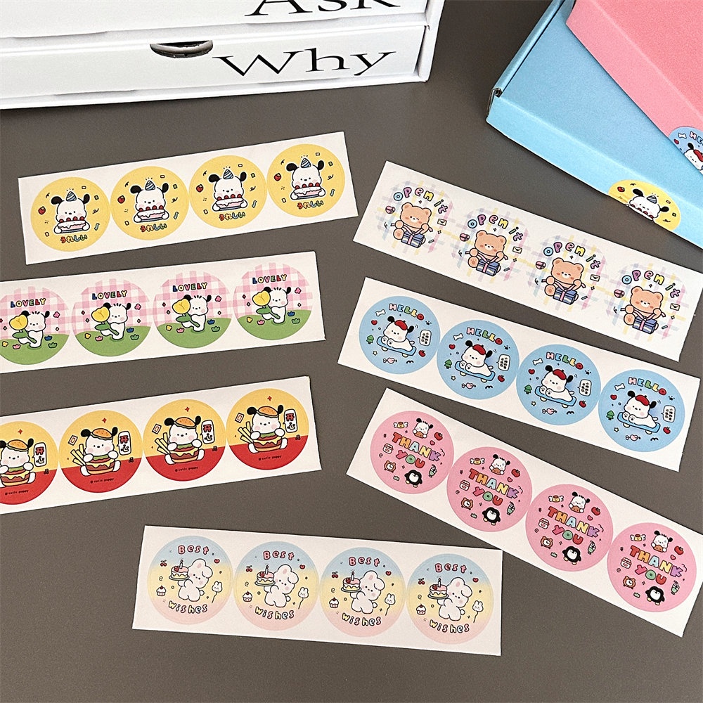 Dễ Thương sticker Tròn Chống Thấm Nước Dán Trang Trí | Shopee Việt Nam