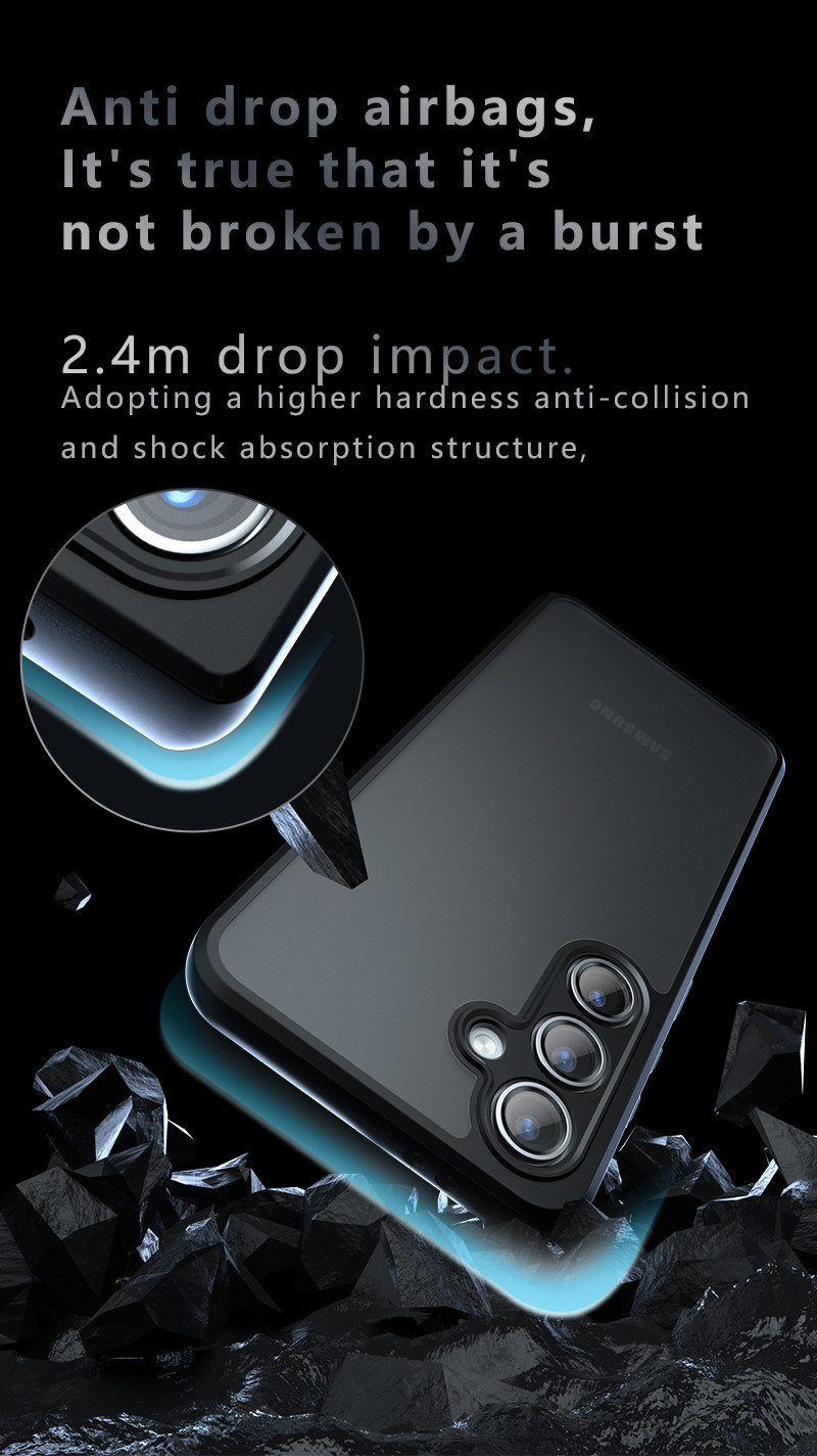 Vỏ Giáp Mờ Mờ Mờ Cho Samsung Galaxy S25 S24 S23 S22 Plus S25 Ultra S21 FE A56 A26 A36 A16 A06 ...