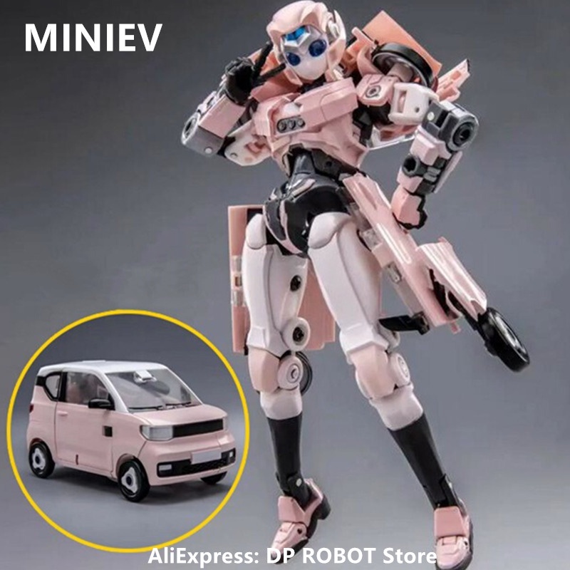 Transformation Scifgure Industry MINI EV Nebula Mini Car Robots Action ...