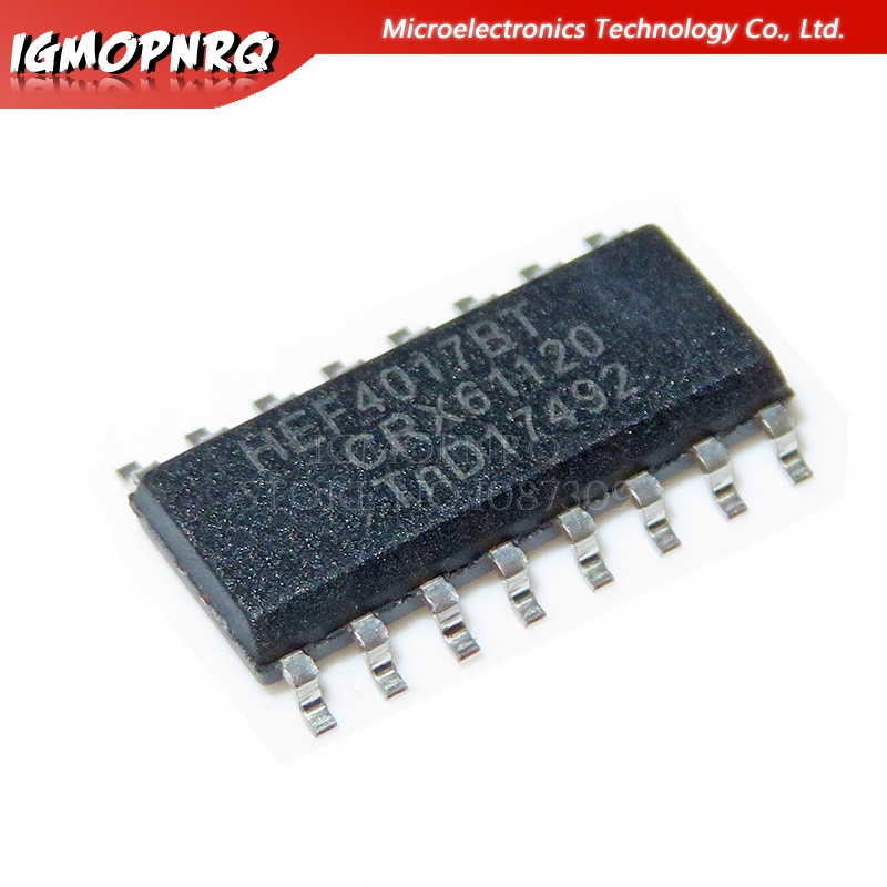 Bộ 10 Linh Kiện Điện Tử cd4017bm cd4017 hef4017bt hef4017 sop-16 ...