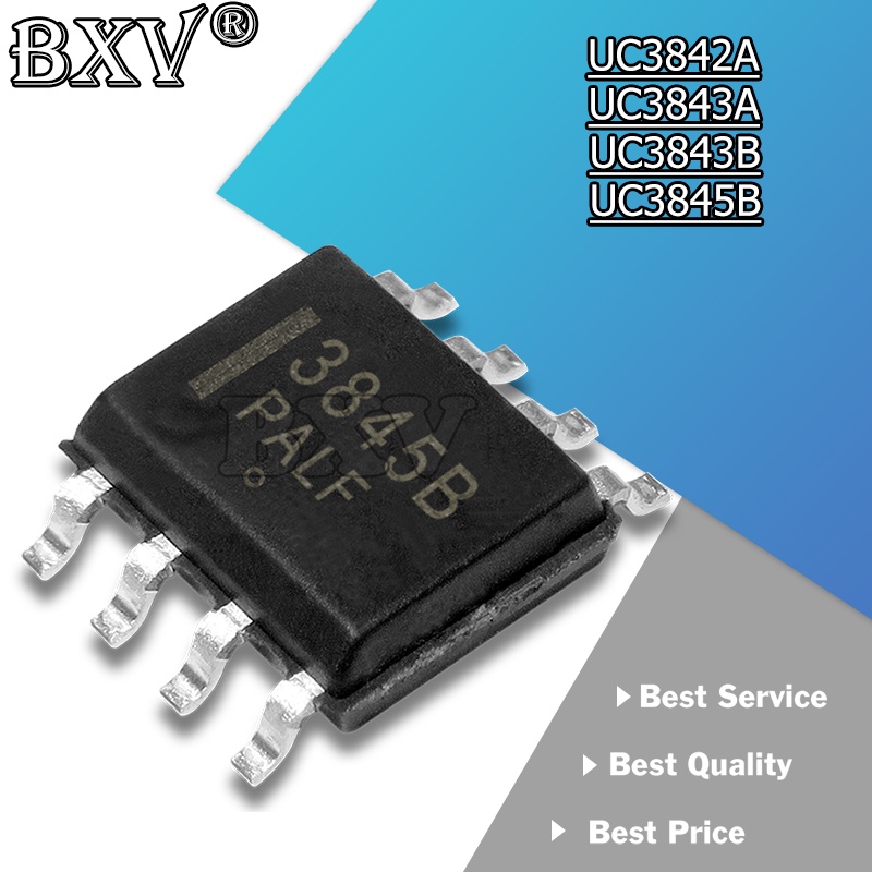 Set 10 Chip Linh Kiện Điện Tử uc3842a uc3843a uc3843b uc3845b uc3842 uc3843 uc3844 uc3845 sop ...
