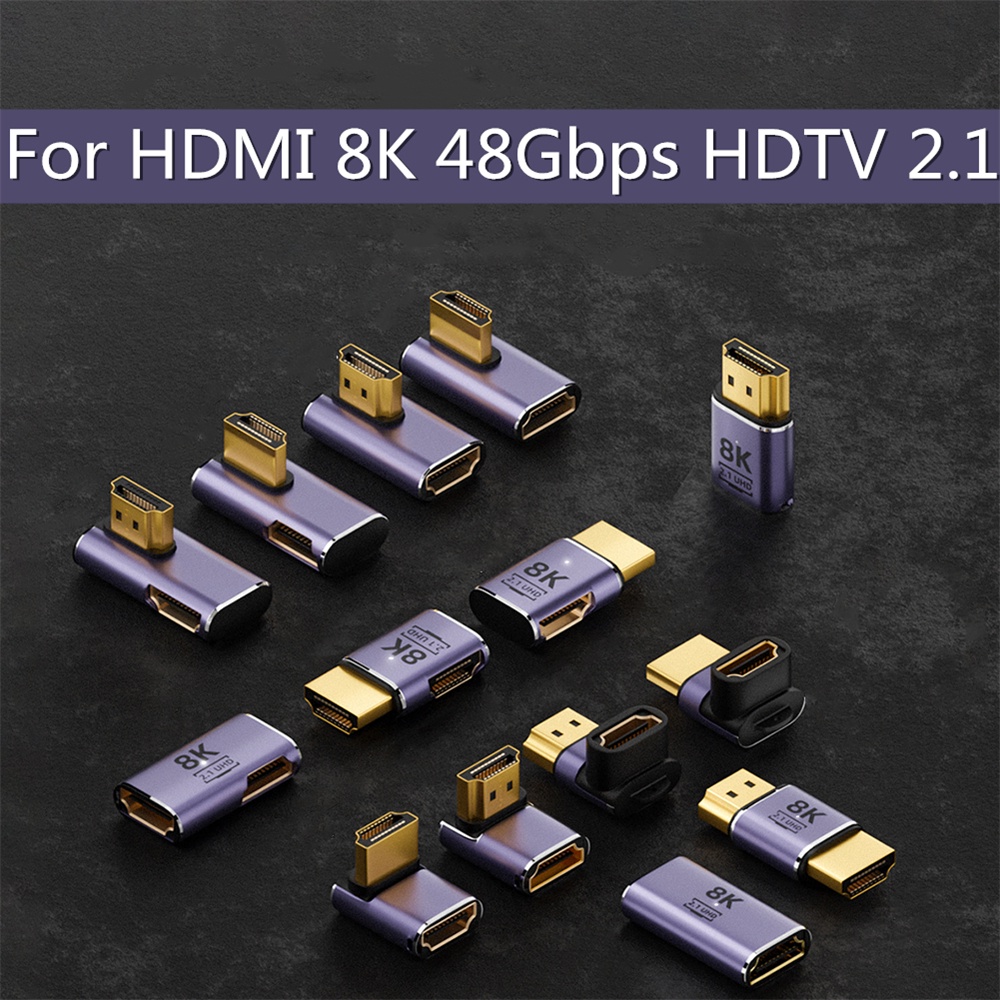Bộ Chuyển Đổi 8k 48gbps hdtv 2.1 90 Độ Góc Phải Sang hd-compatible Cho ...