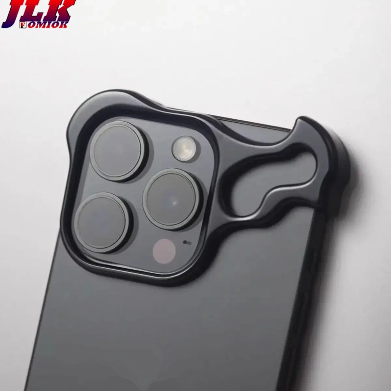 [JLK] Alien Metal Phone Case For iPhone 15 14 13 Pro Max With Lens Film ...