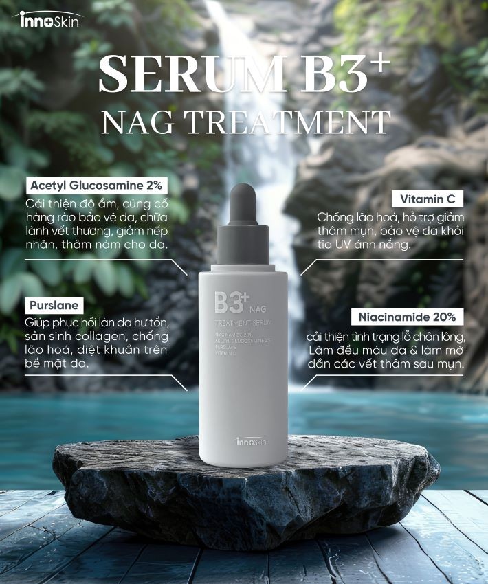 Serum B3 NIA 20% NAG Treatment Inoskin Hàn Quốc 50ml Giảm Nếp Nhăn,Tăng ...