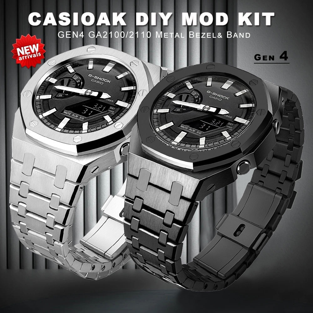 Jansin Modification Mod Kit Dây đeo Có Khung Cho Casio GA2100 GA2110 ...