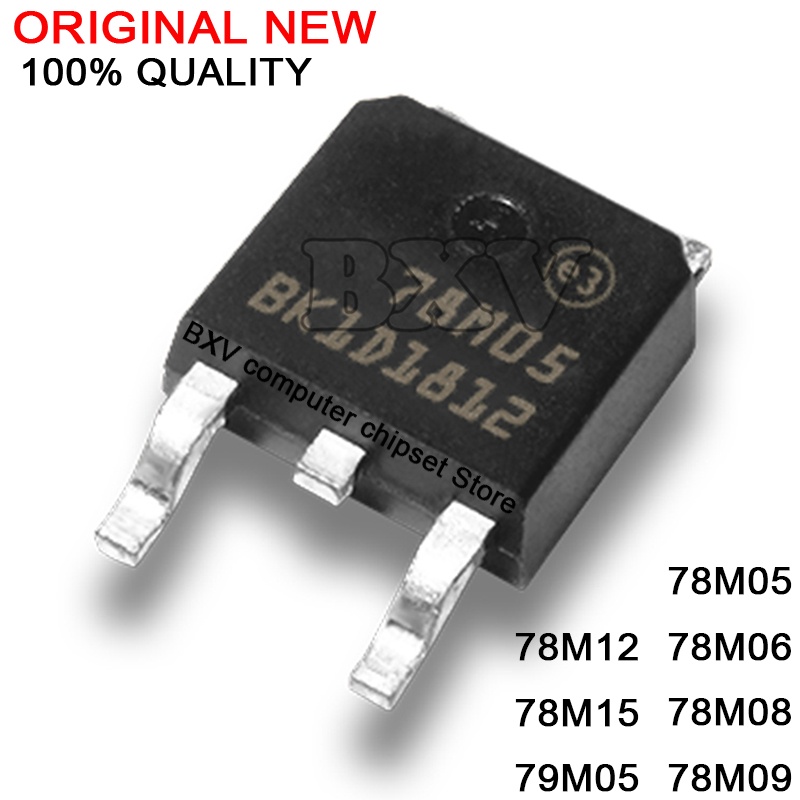 Set 10 Linh Kiện Điện Tử l78m05cdt l78m05 to252 78m05 78m06 78m08 78m09 ...