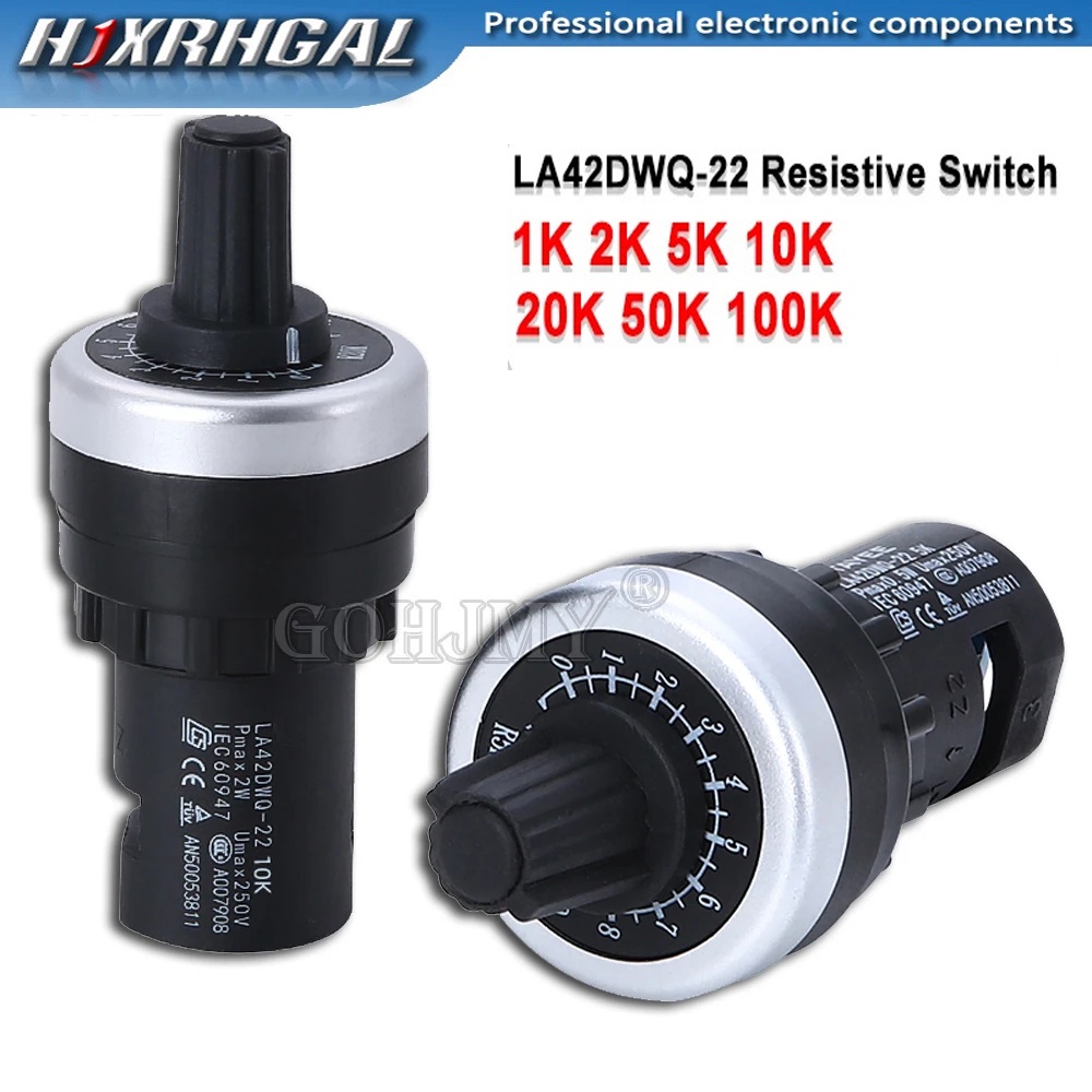 1 Công Tắc Chiết Áp la42dwq-22 1k 2k 5k 10k 20k 50k 500k 22mm | Shopee Việt Nam