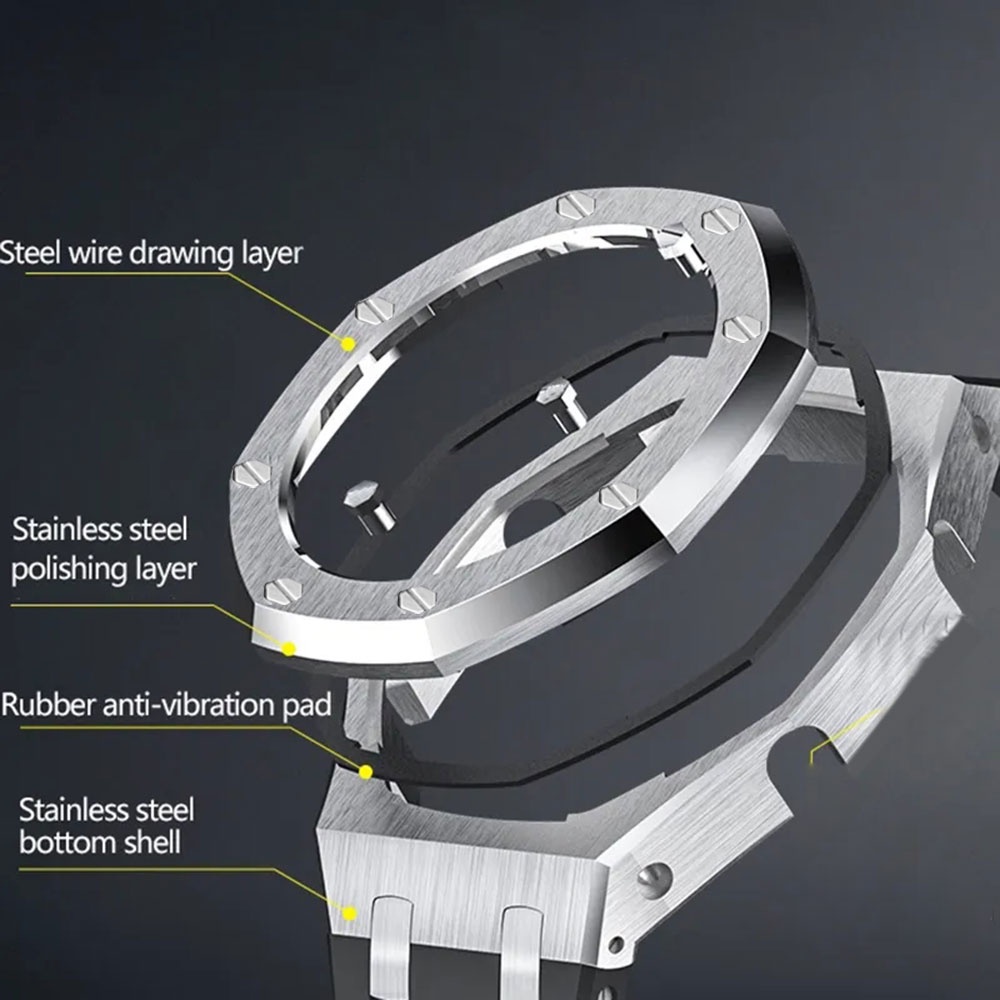 Jansin Modification Mod Kit Dây đeo Có Khung Cho Casio GA2100 GA2110 ...