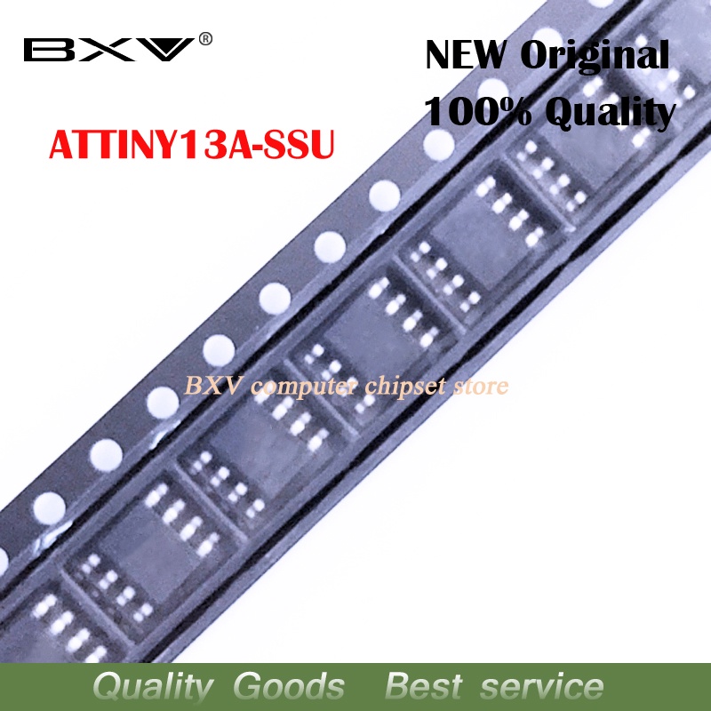 Set 5 chip attiny13 attiny13a tiny13a mcu avr 1k flash 20mhz ic attiny13a-ssu sop-8 | Shopee ...