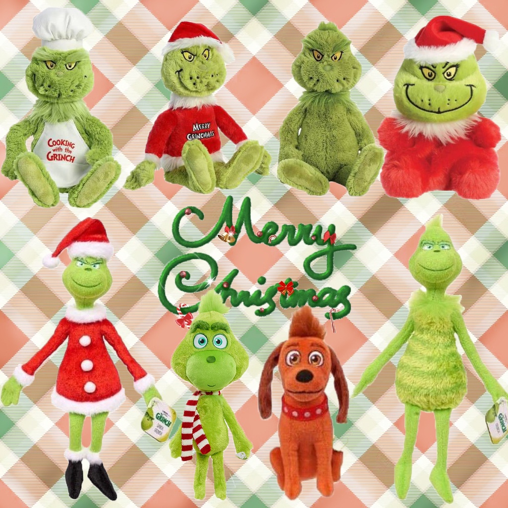 Búp Bê 40cm Đồ Chơi Hoạt Hình the grinch Mặc Đồ Giáng Sinh Nhồi Bông ...