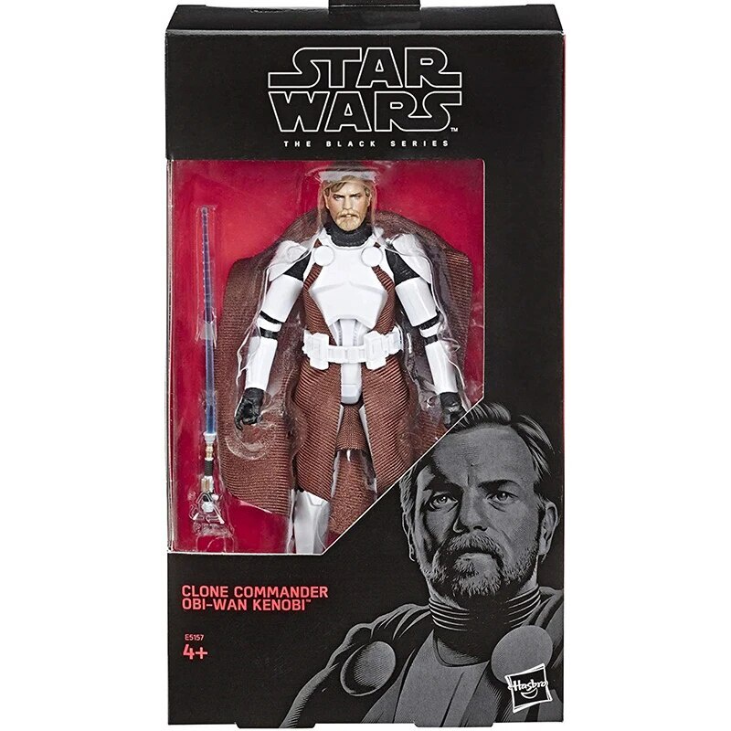 Hasbro Original 6INCH Star Wars The Black Series Clone Commander Obi ...