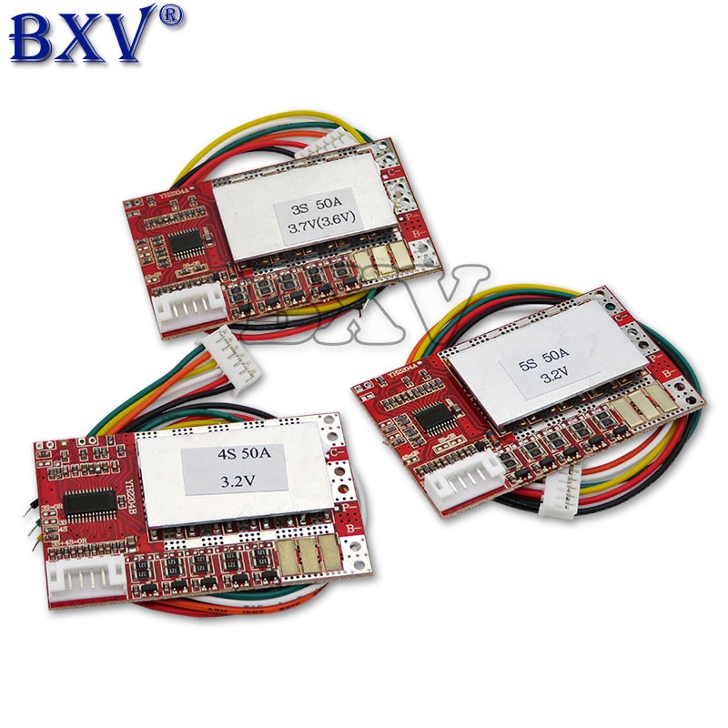 Bảng MạCh 50A BMS 3S 4S 5S 3.2V / 3.7V Pin LiFePO4 BMS 3.2 / 3.7V 18650 ...