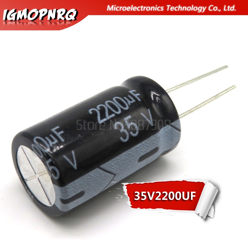 Set 10 Tụ Điện Nhôm 35v2200uf 16 * 25mm 2200uf 35v 16x25mm Chuyên Dụng | Shopee Việt Nam
