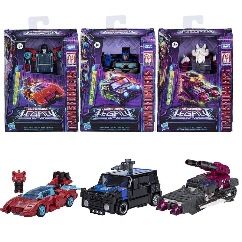 Transformers Generations Legacy Evolution Deluxe Class Skullgrin Crankcase Pointblank ...