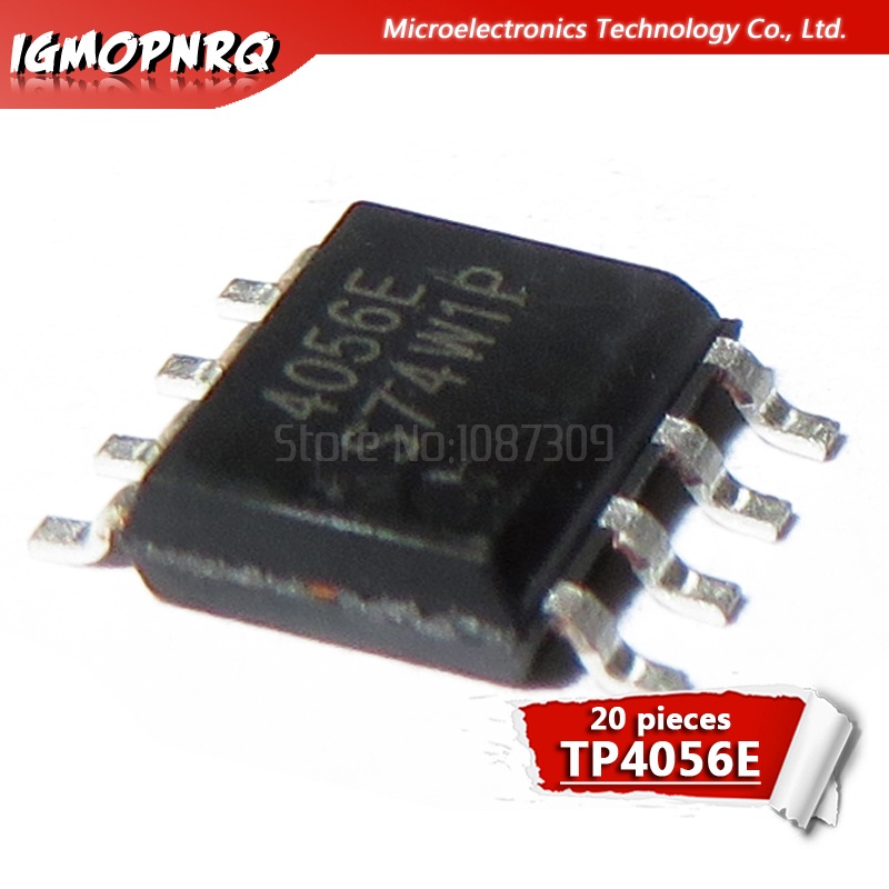 Bộ 20 Pin tp4056e tp4056 sop8 1a li ion Mới | Shopee Việt Nam