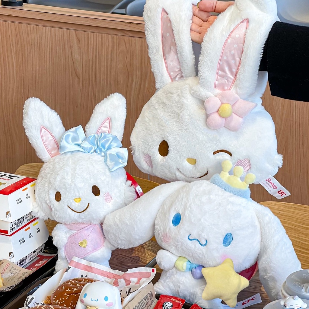 KFC Sanrio Series Me Mel Cinnamoroll Cartoon Plush Packaging Doll Toys ...