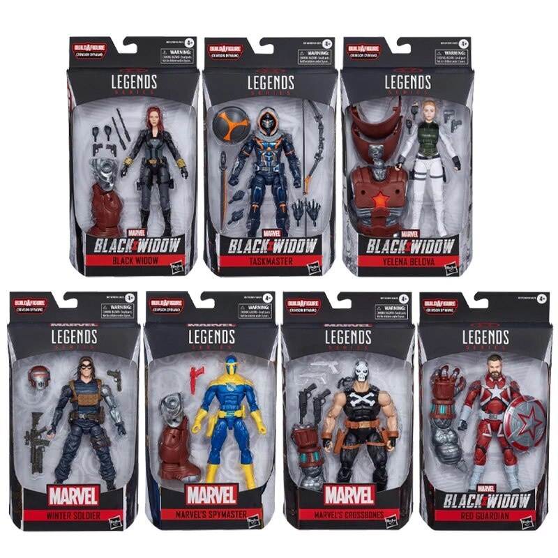 Marvel Legends Black Widow Series Red Guardian Winter Soldier ...