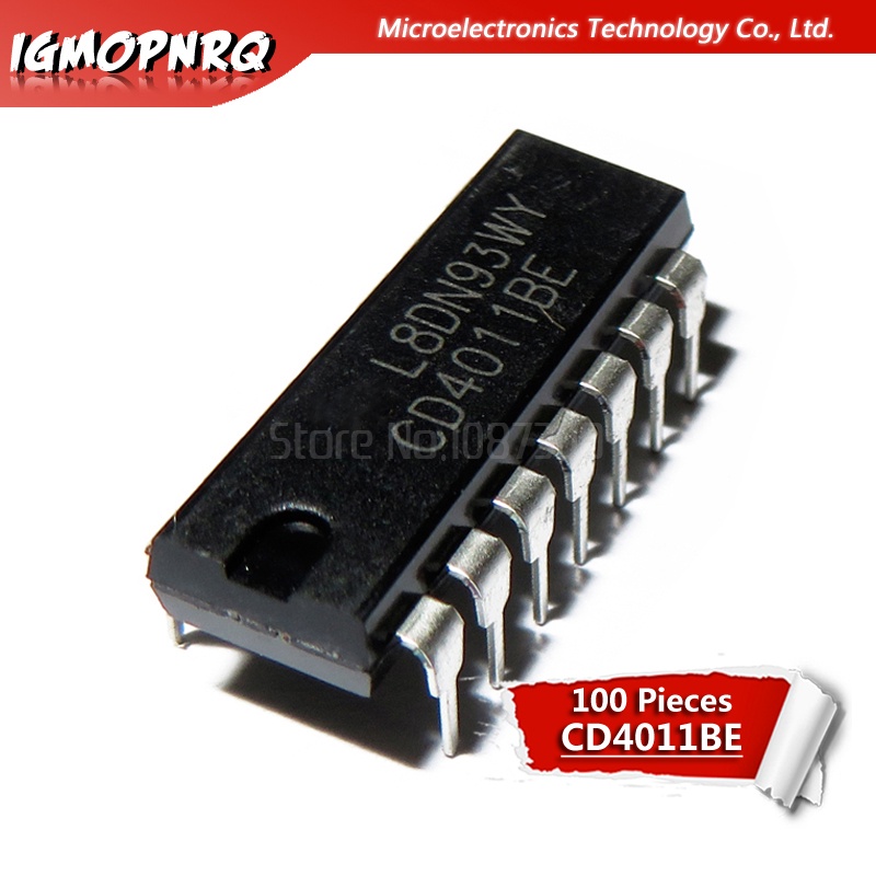 Bộ 100 Linh Kiện Điện Tử cd4011be cd4011 4011 dip14 Chất Lượng Cao | Shopee Việt Nam