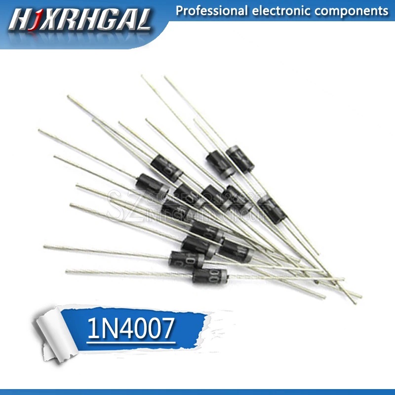 Bộ 100 Đi Ốt Chỉnh Lưu Chất Lượng Cao 1n4007 4007 1a 1000v do-41 in4007 ...