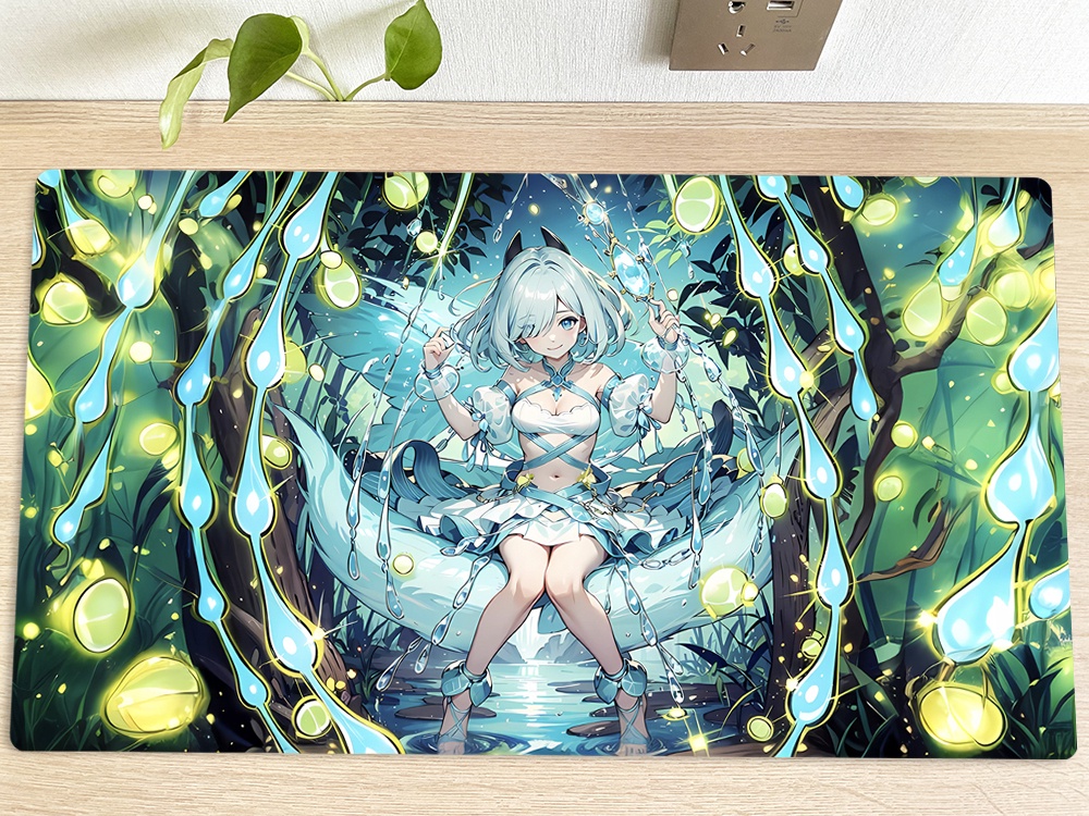 Yugioh Girl Table Playmat Traptrix Arachnocampa TCG CCG Trading Card ...