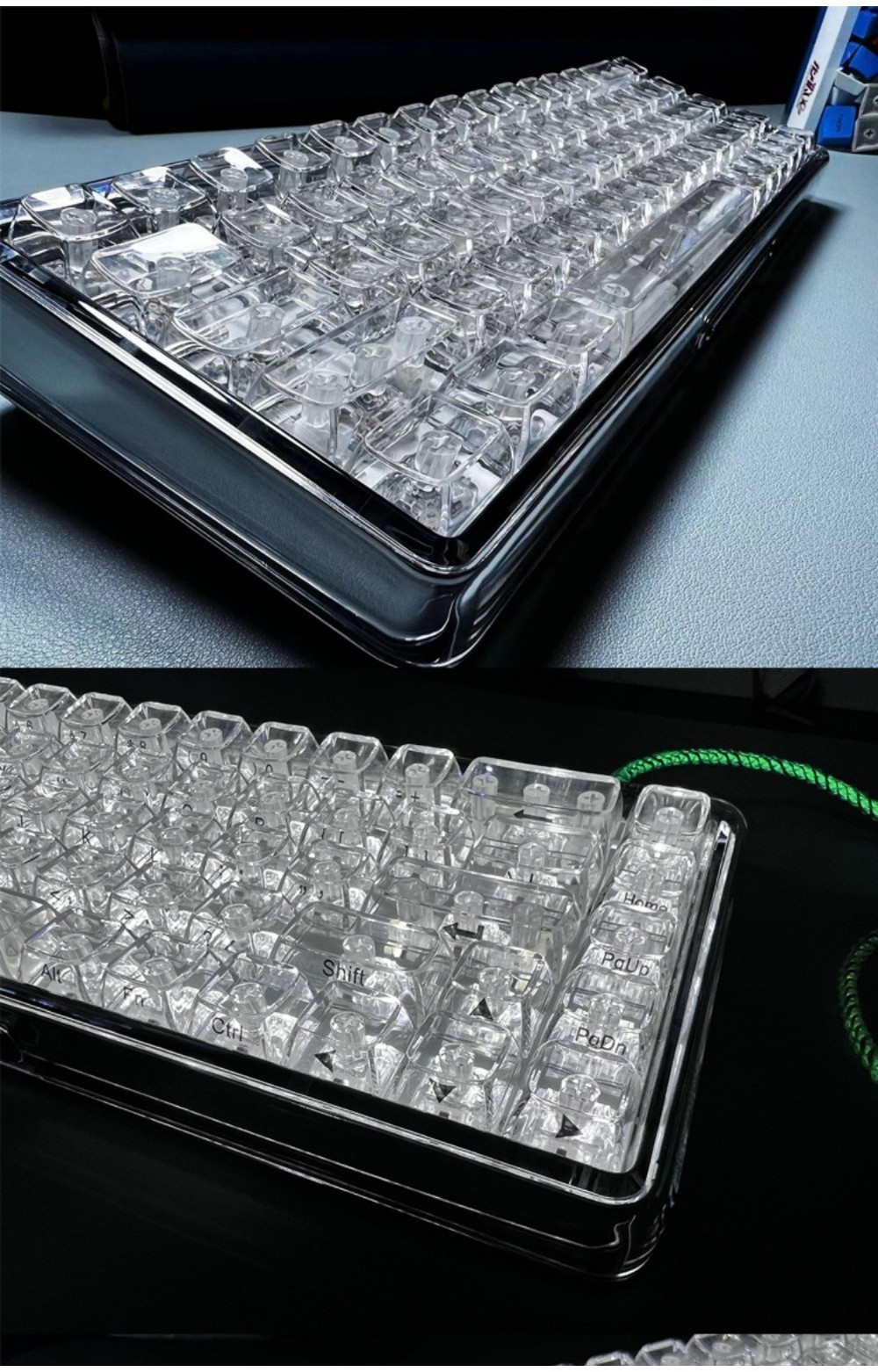 Pha Lê Trong Suốt Keycap CBSA Chiều Cao Chất Liệu PC Mờ Keycap Trong ...