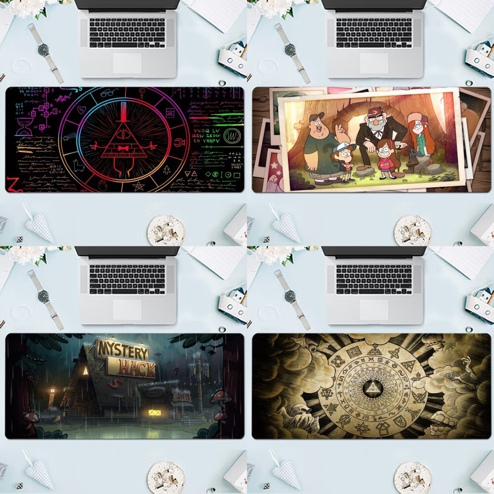 Gravity Falls Mousepad Chơi game lớn Tính toán Game thủ Bàn phím PC ...