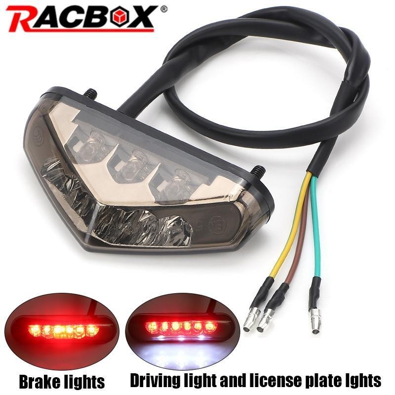 Xe Máy Mini Đuôi LED Có Biển Số Đèn Phía Sau Dừng Phanh Đèn Xe Tay Ga ...
