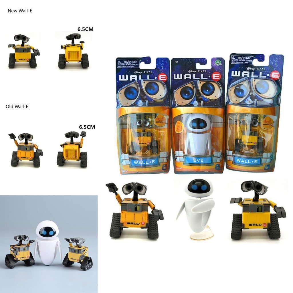 & Wall-e EVE Mini Robot Di Chuyển Được Nhân Vật Hành Động Đồ Chơi Quà ...