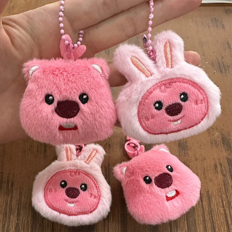 Sang Trọng Loopy Beaver Móc Khóa Hoạt Hình Mini Móc Khóa Túi Sáng Tạo ...