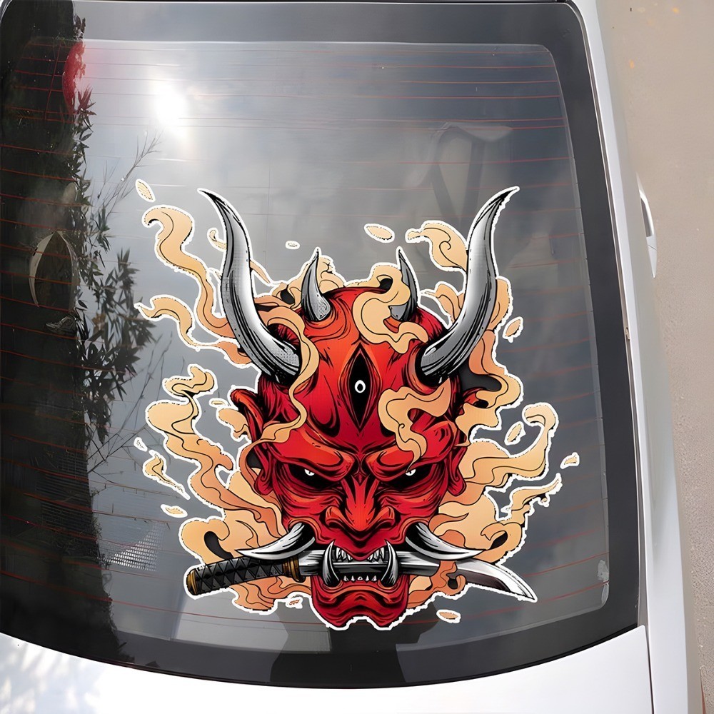 Jdm Sticker Samurai Soul Motorcycle Sticker Nhật Bản Oni Samurai Car ...