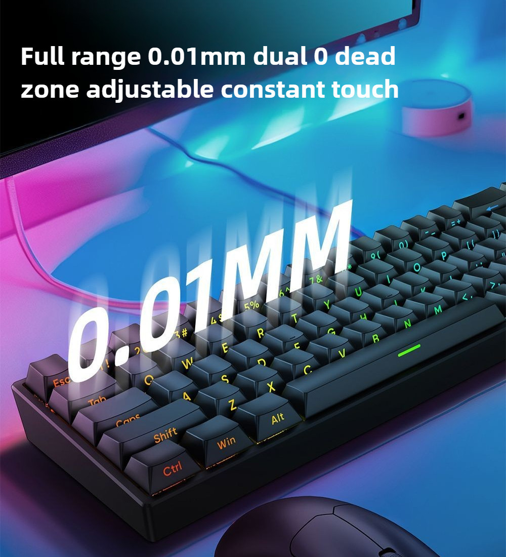 Irok MARS68 Kích hoạt nhanh Công tắc từ tính Bàn phím chơi game RGB Có ...