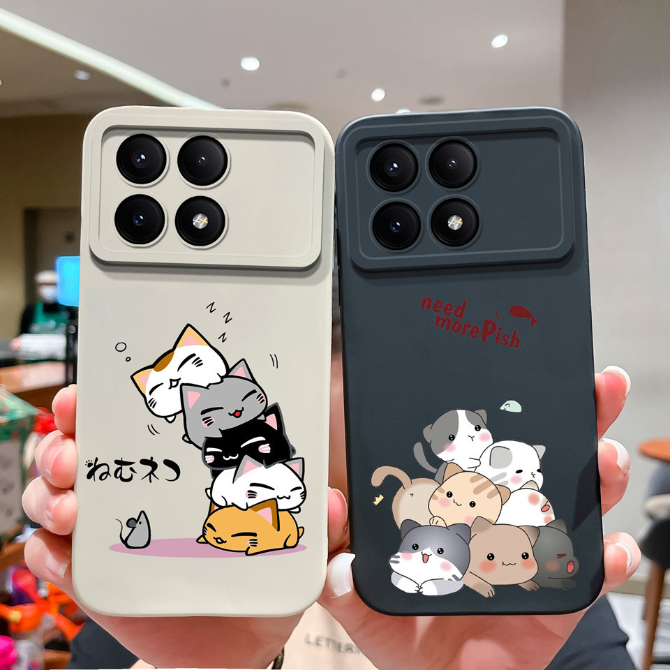 Dành Cho Xiaomi Redmi K70 K70E K70 Pro Poco X6 Pro Ốp điện thoại Mèo ...