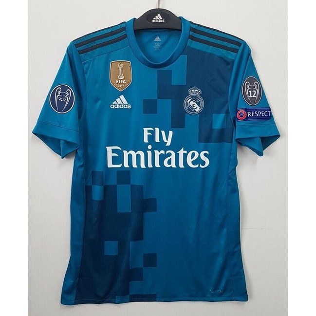 Áo thun vô địch 17 _ 18 Real Madrid 3rd Champions League Ronaldo 7 17 ...
