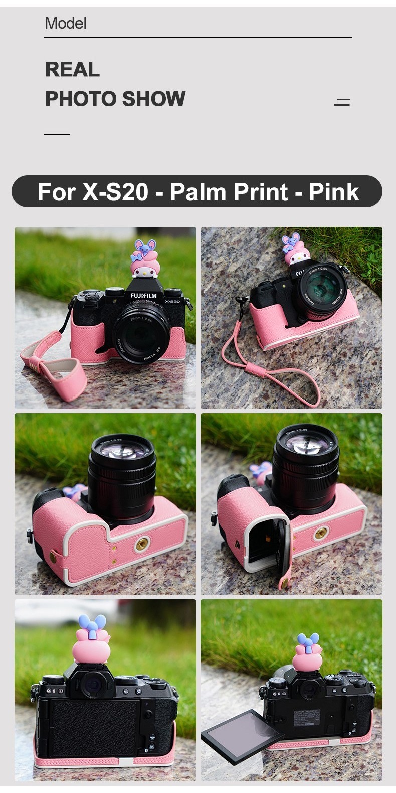 Túi Đế Máy Ảnh Cho Fuji XS20 XS10 Mirrorless Camera Bao Da PU Cảm Giác Thô Fuji XT50 XS-20 XS-10 ...