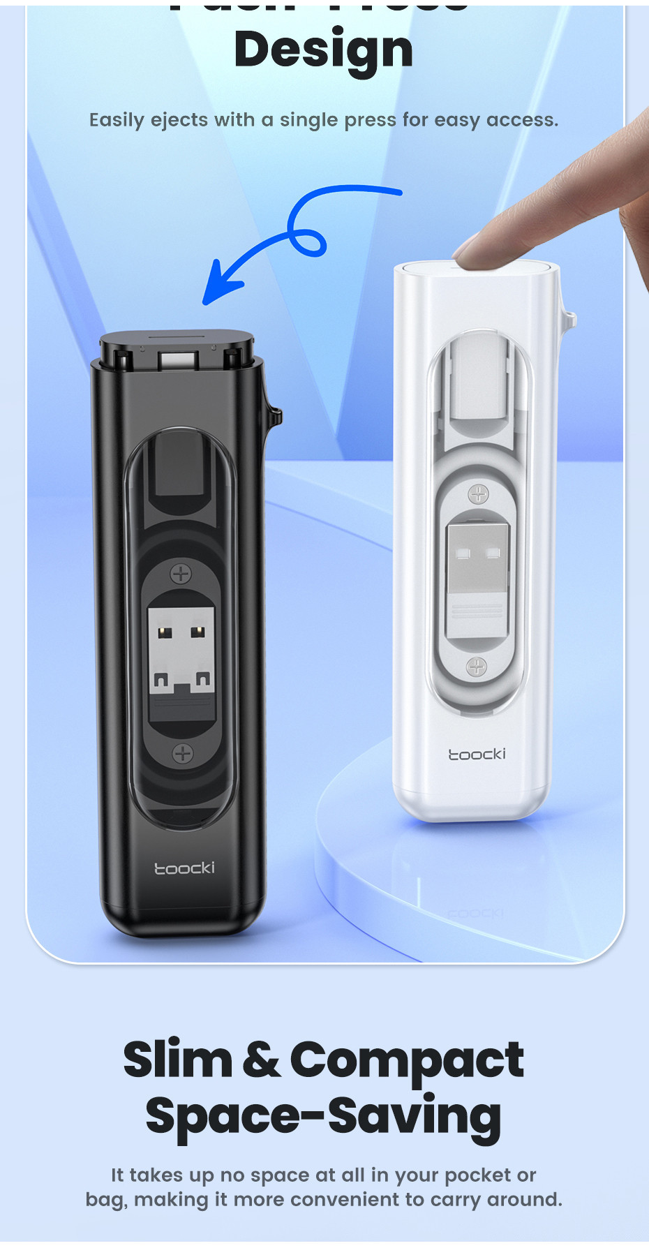 Hộp sạc cáp đa chức năng Toocki 5 trong 1 PD 60W USB C sang USB C Cáp ...