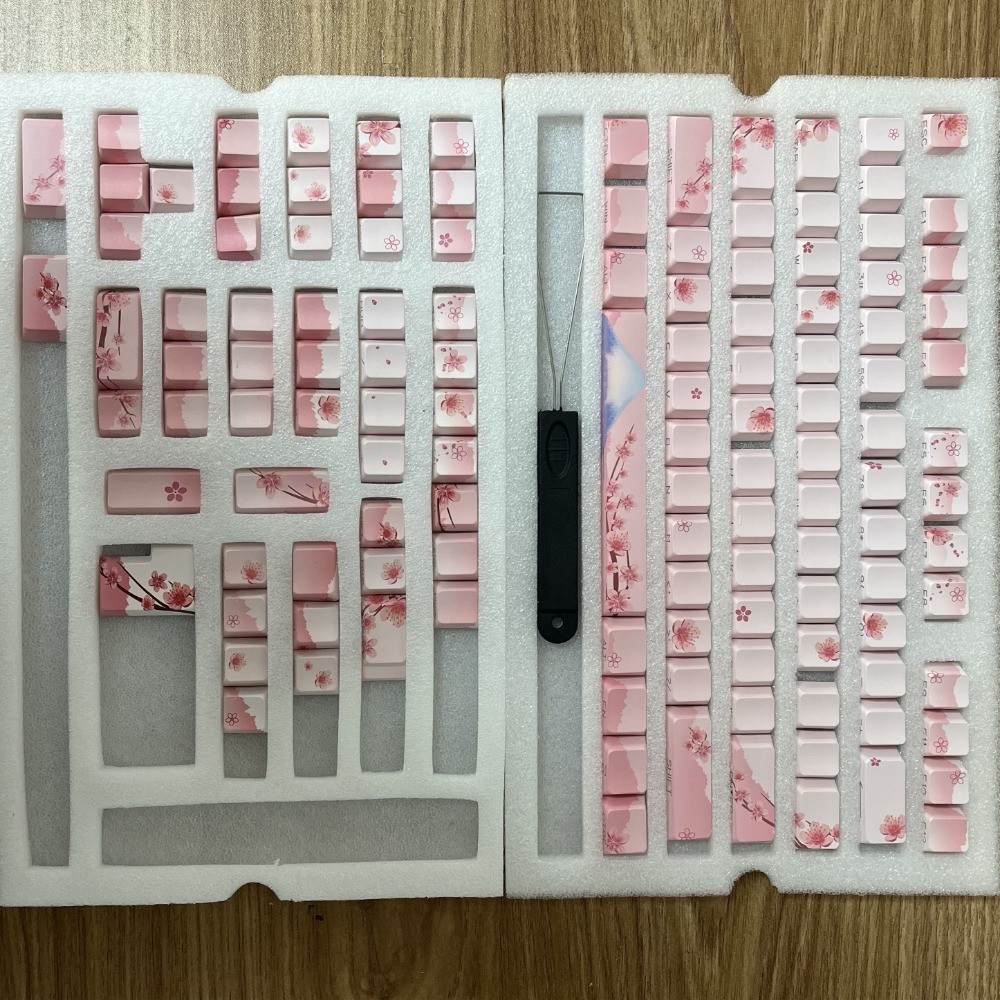 Blossom Keycap Chữ Bên Màu Hồng Keycap Anh Đào Profile127 Nhân Vật Chìa ...