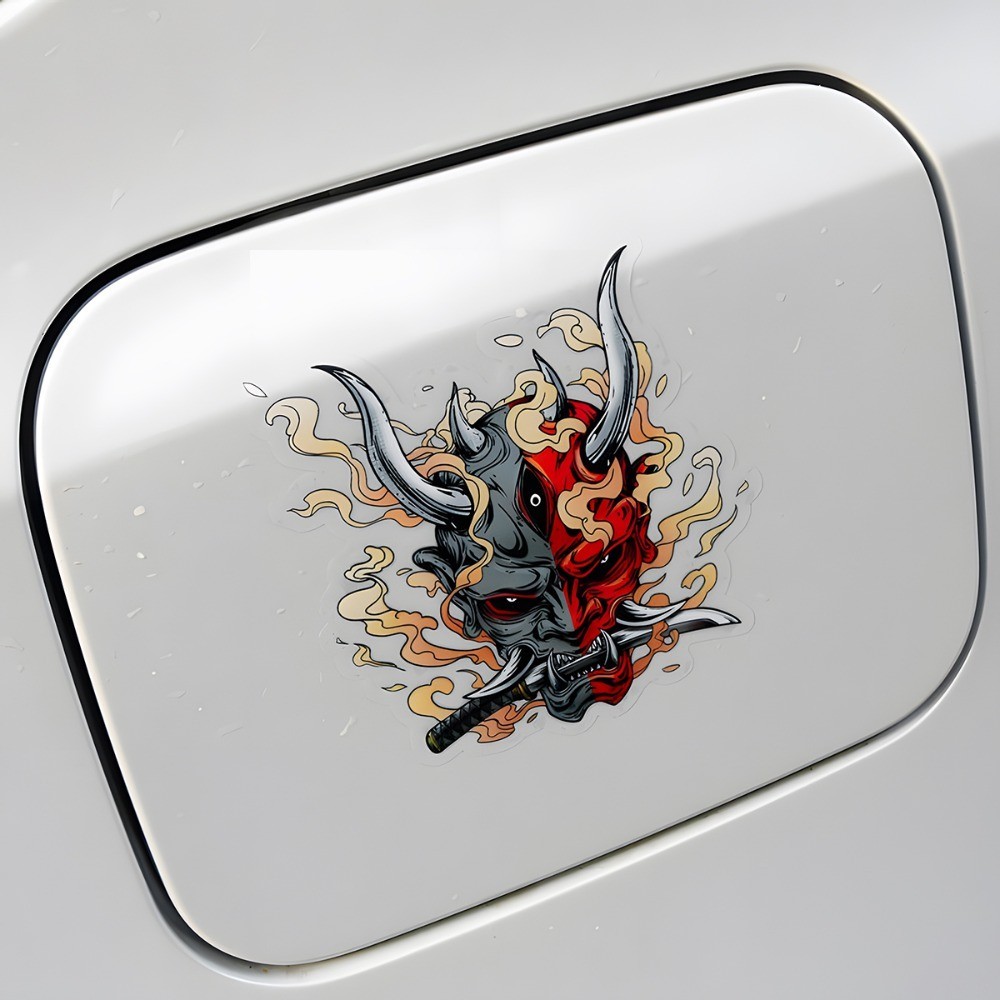 Jdm Sticker Samurai Soul Motorcycle Sticker Nhật Bản Oni Samurai Car ...