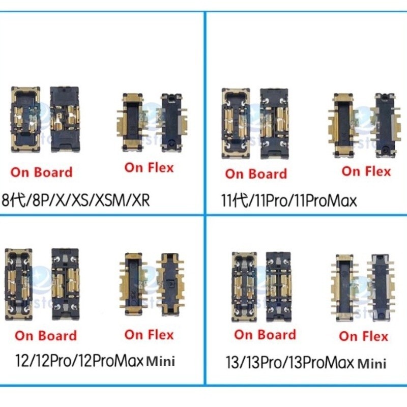 Pin FPC Đầu Nối Cho 5 5S 5C 6 6P 6S 6SP 7 7P 8 8plus X XSMax XR 11 12 ...