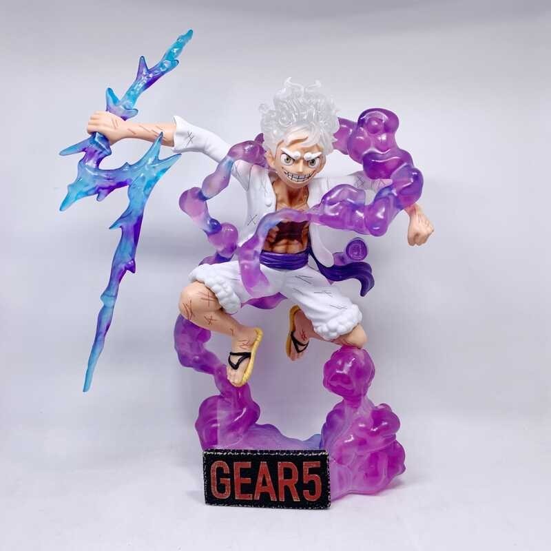 Anime One Piece Monkey D Luffy Sun God Gear Fifth Nika Form Battle Ver ...