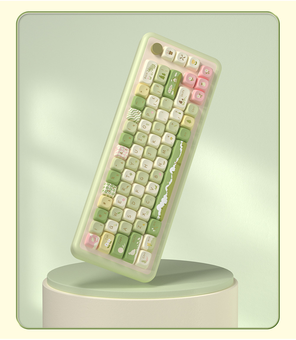 Mountain Stream Ono Keycaps MCA Profile 145 phím Bàn phím cơ màu xanh ...