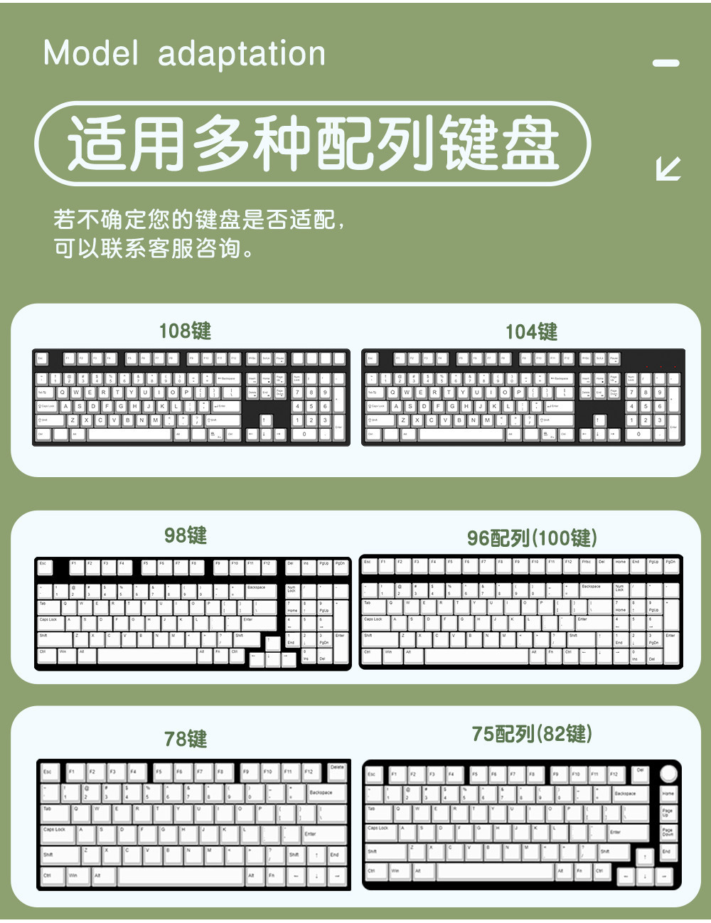 Mountain Stream Ono Keycaps MCA Profile 145 phím Bàn phím cơ màu xanh ...