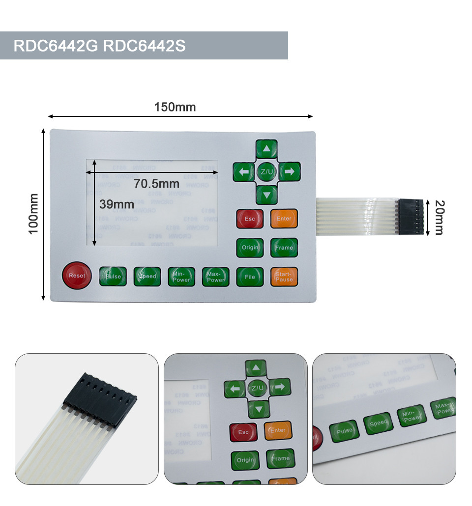 Công Tắc Màng Ruida Cho Khắc Laser RDC6332G RDC6332M RDC6442S RDC6442G ...