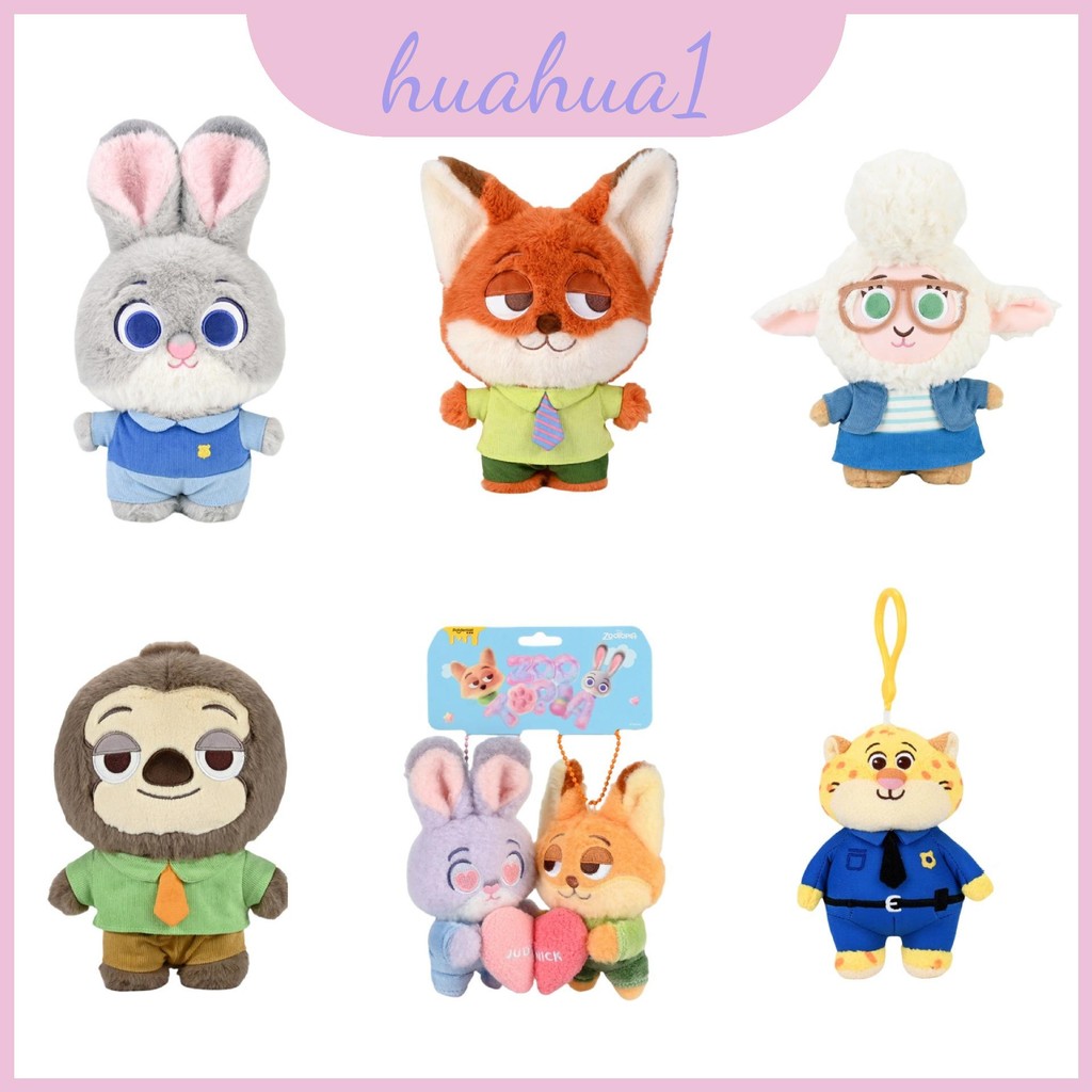 Disney Zootopia Vui Vẻ Judy Và Nick Sang Trọng Móc Khóa Nhân Vật Dành ...